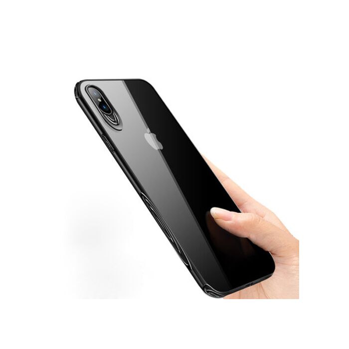 Rock Protective Soft TPU and Clear Hard PC Case For iPhone X
