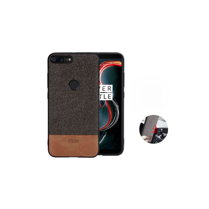 Mofi Shockproof Fabric Art Splice Case with Soft TPU Frame For OnePlus ...