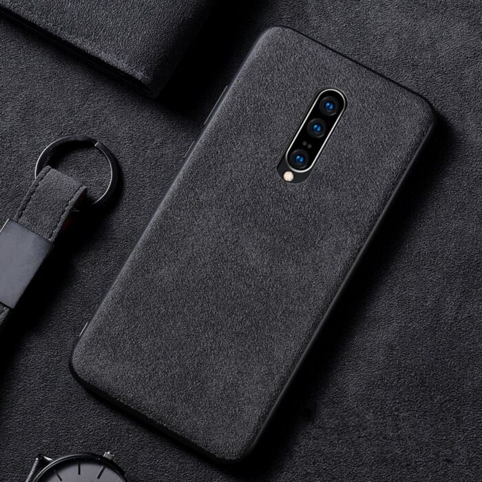 OnePlus 7 Pro Case - Zeaplus Protective Alcantara Cover
