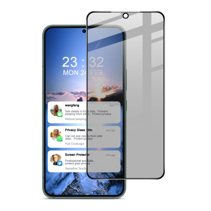 Samsung Galaxy S22+ Screen Protector - Imak Privacy Glass Full Screen ...