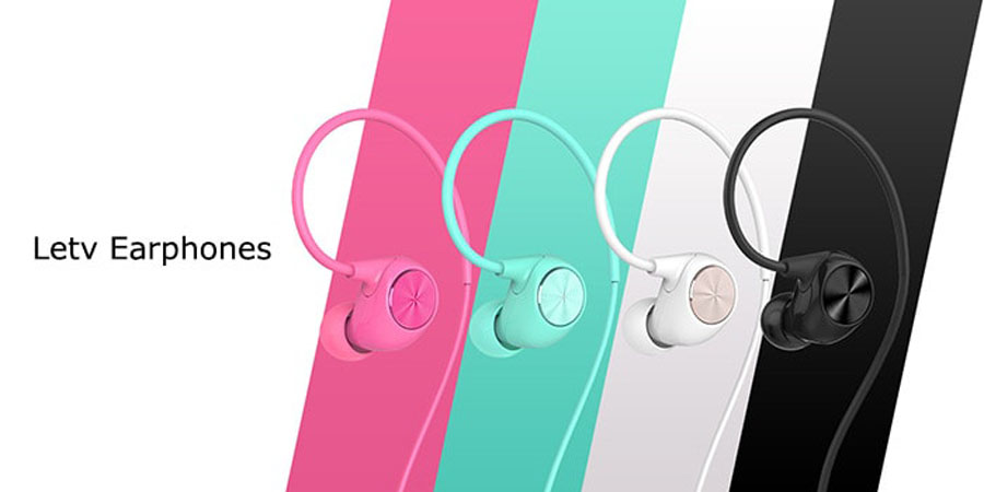 Official Letv Stereo Earphones Ear Hook with Mic 1.3m