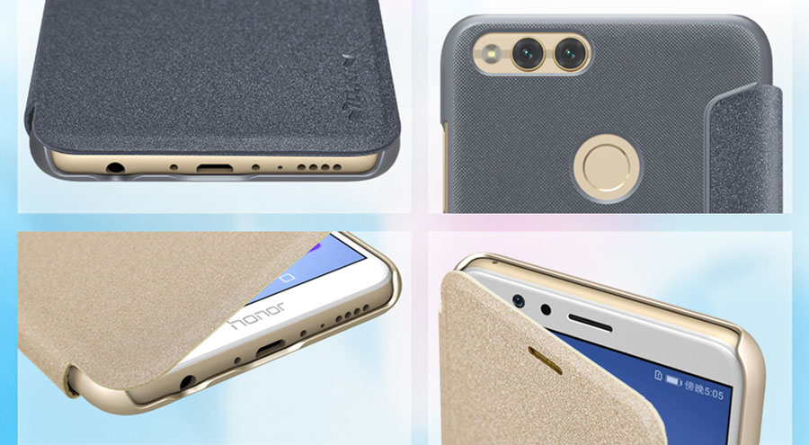 Nillkin Protective Flip Leather Case For Huawei Honor 7X