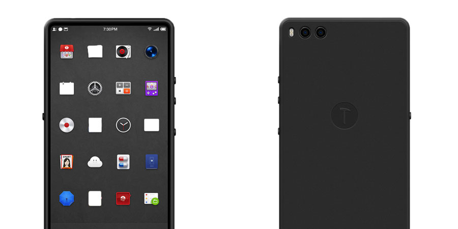 Official Magnetic Soft TPU Case with Microfiber Lining For Smartisan Nut 3