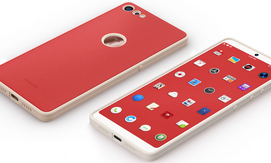 Official Protective Soft TPU Case with Velvet Back For Smartisan Nut Pro 2