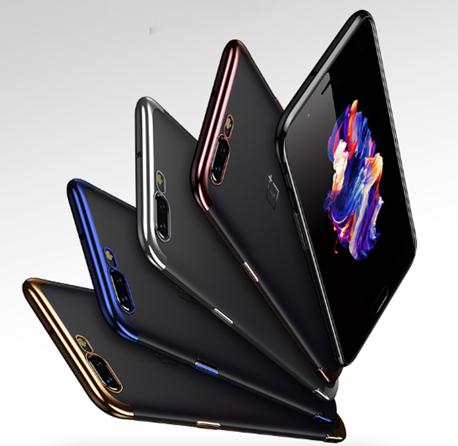 Nisheng Ultra Thin TPU Full Back Cover For OnePlus 5