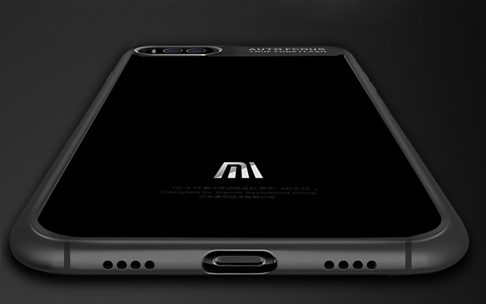 USAMS Shockproof PC and TPU Back Cover For Xiaomi Mi 6