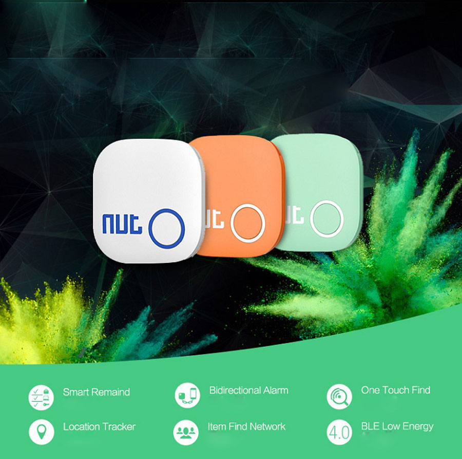Smart Tag Nut 2 Bluetooth Anti-lost Tracker Wallet Key Finder for iOS ...